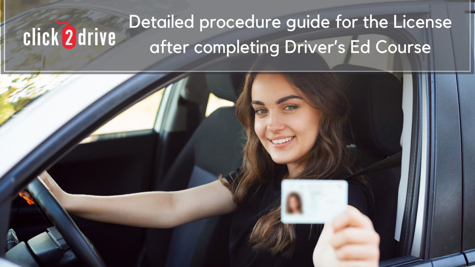 Detailed procedure guide for the Driver's License after completing ...