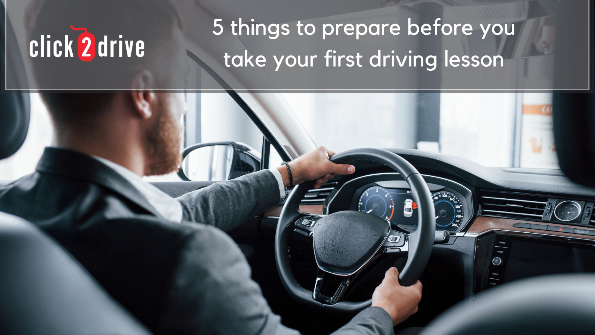 5 things to prepare before you take your first driving lesson - Click 2 ...