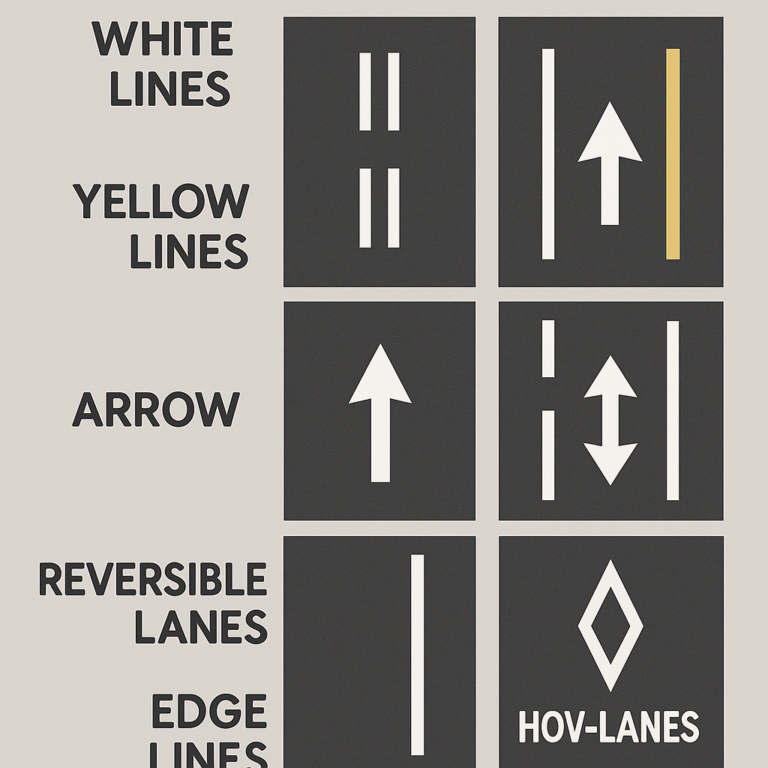 Pavement Marking Signs Explained: For New Drivers