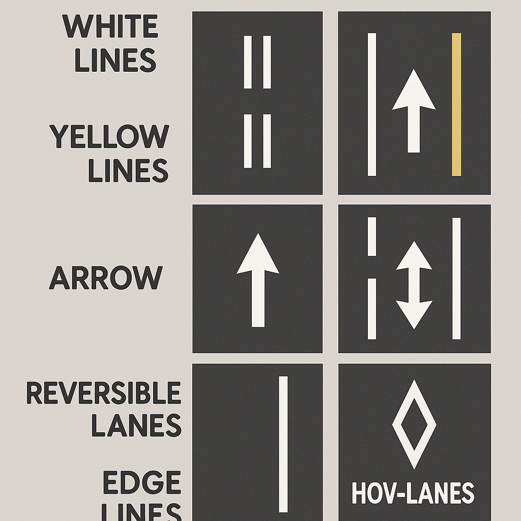 Pavement Marking Signs Explained: For New Drivers
